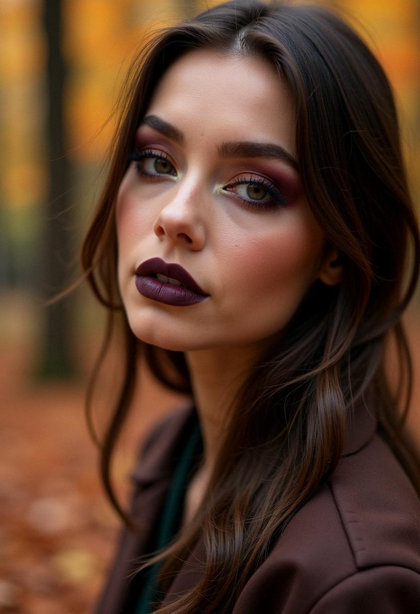 Dark Autumn Makeup Looks & Tips - AmeliasGlow.com