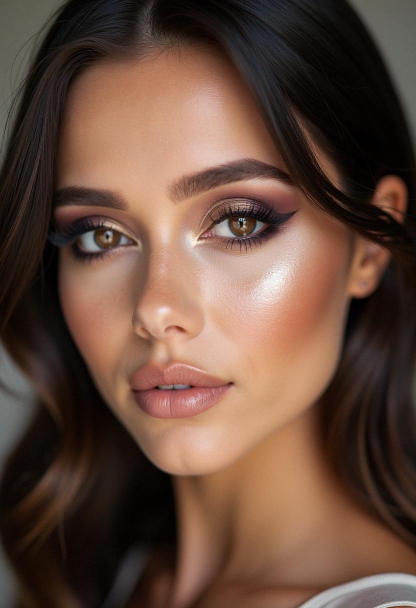 Flawless Makeup For Dark Brown Eyes